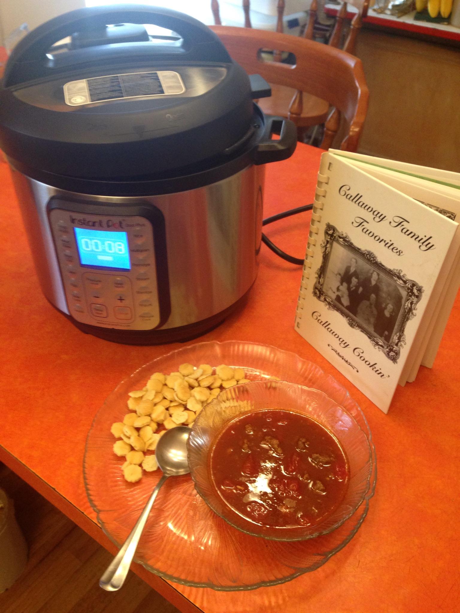 Instant Pot Chilli | | Callaway Cookbook